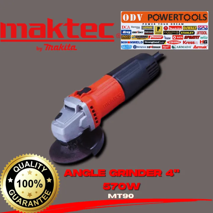 MAKTEC Angle Grinder 100mm MT90 - ODV POWERTOOLS | Lazada PH