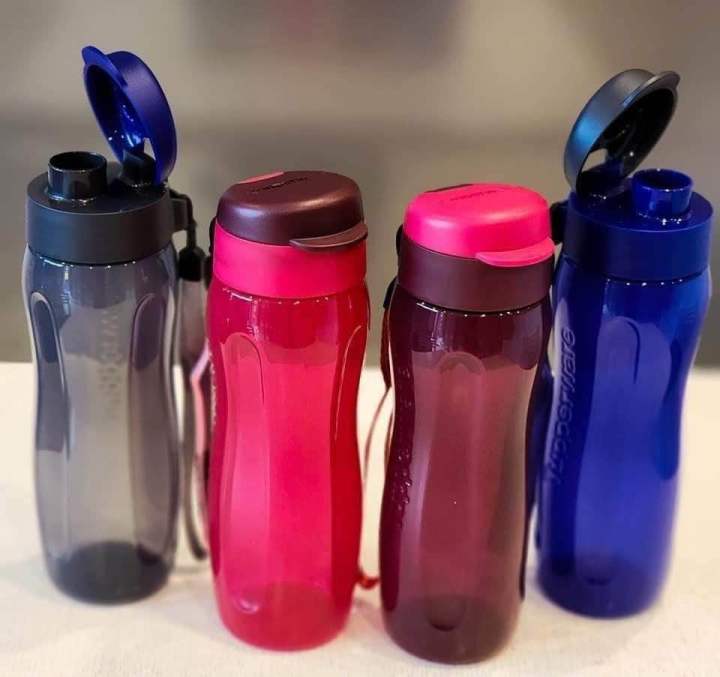Tupperware Slim Eco Bottle 500ml (Tupperware Water bottle) | Lazada ...