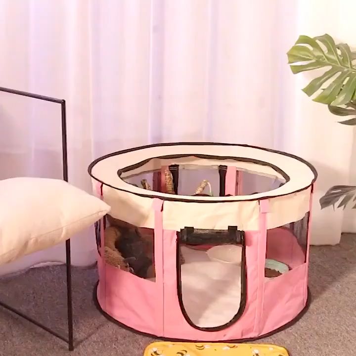 Portable Outdoor Cattery Fences Pet Tent Houses For Foldable Indoor Cat ...