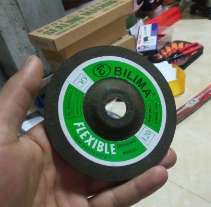 Mata poles grit 120 Flexible BILIMA Mata gerinda 4" kaca dan keramik ...