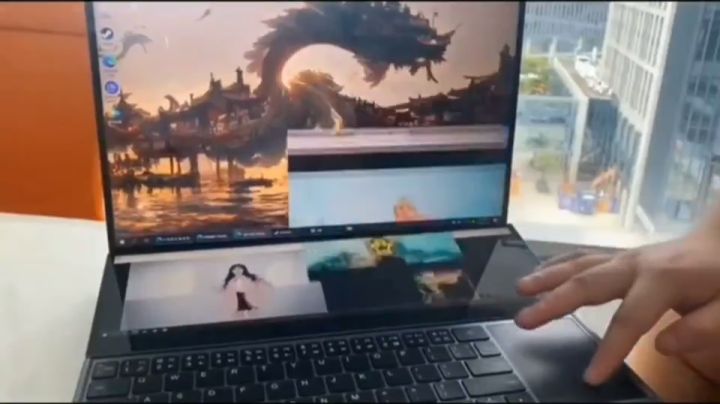 BEEX Gaming Laptop 16+14 Inch Dual Touch Screen Laptop Intel Core i7 ...