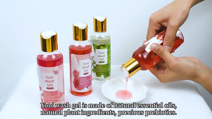 Natural Herbal Yoni Gel 150ml Intimate Hygiene Rose/Strawberry Vagina ...