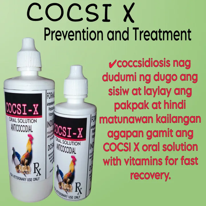 Cocsi X Anti Coccsidiosis For chicks chicken birds pigeons | Lazada PH