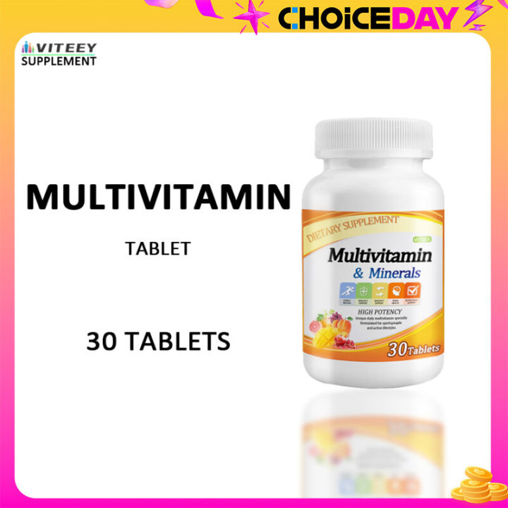 VITEEY Multi-Vitamins Tabletsผลิตภัณฑ์เสริมอาหาร วิตามินรวม(30 แคปซูล ...