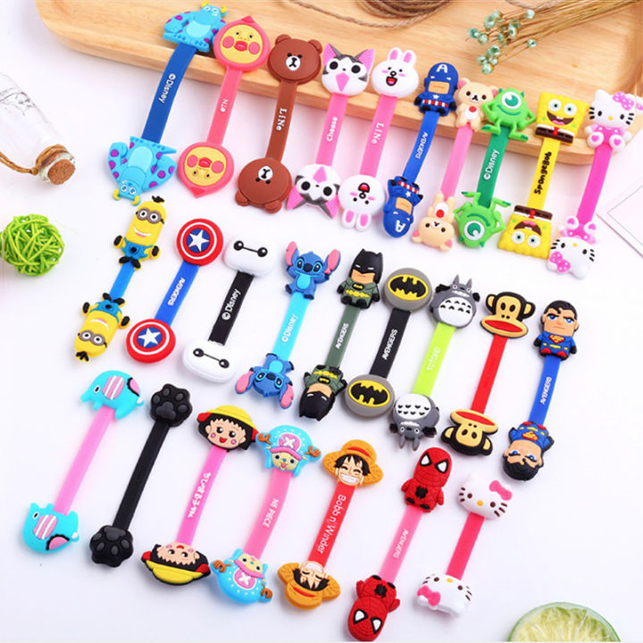 【Buy 5 Get 1 Free】Cartoon Cord Wire Cable Organizer Cable Management ...