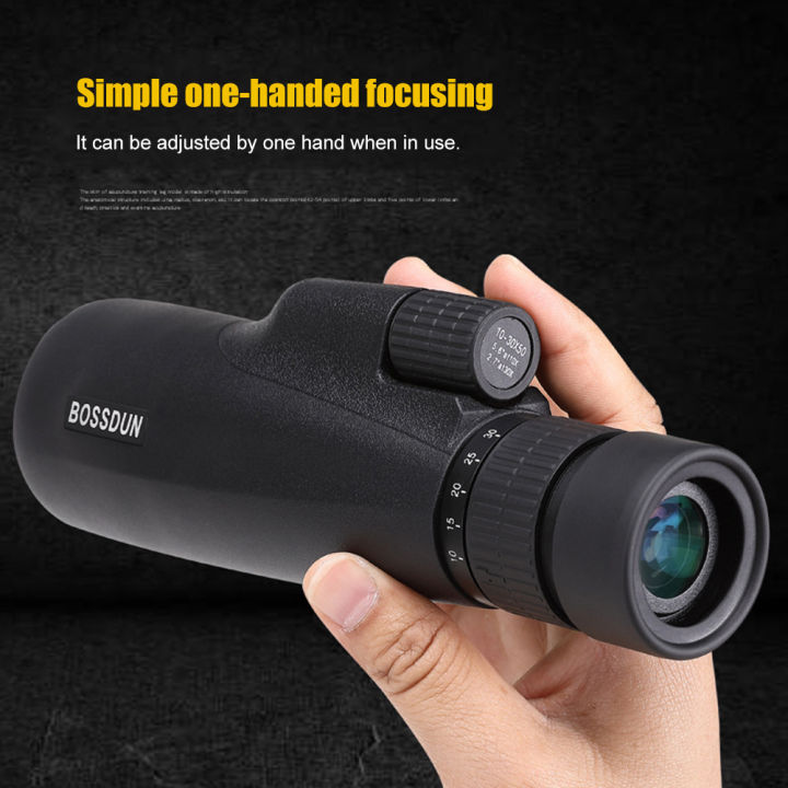 [Fast Delivery] Telescope 10-30X50 Zoom Monocular Waterproof BAK4 HD ...