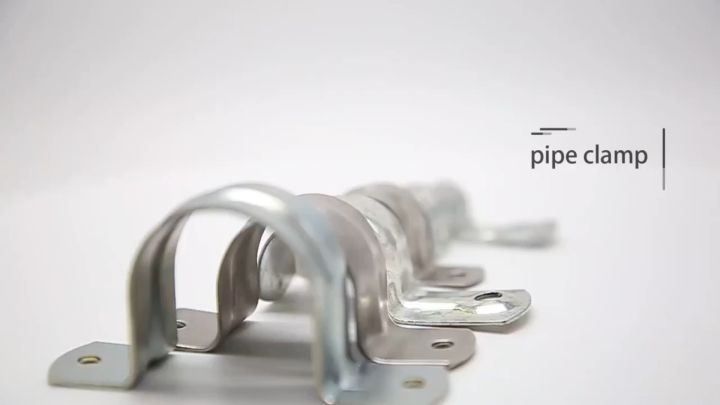 Conduit Clamp C-Clamp Pipe Strap Clamp U Shaped Clamp Two Hardware ...