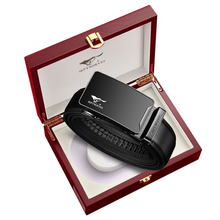 SEPTWOLVES | High-Quality Leather Belt for Men | Lazada PH