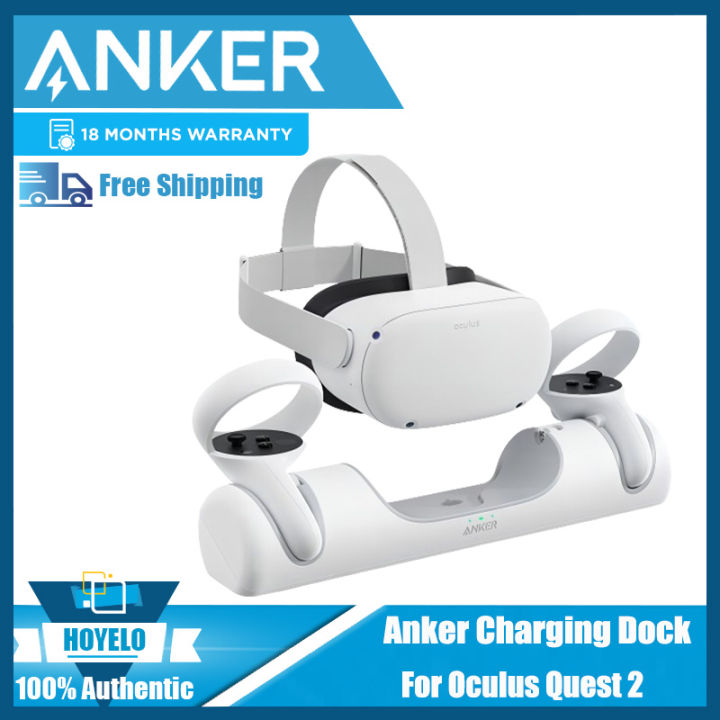 Anker Charging Dock for Oculus Quest 2, Oculus Certified Charging ...