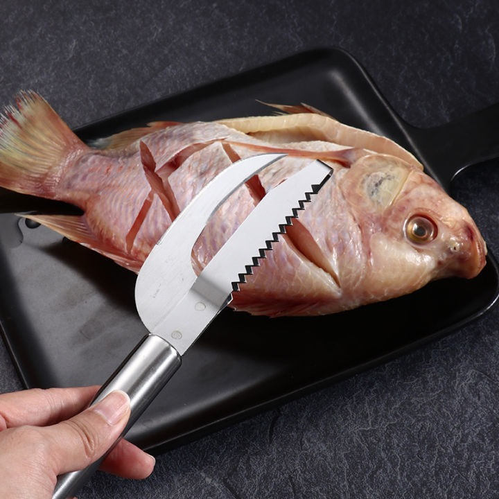 LUOWAN Stainless Steel Fish Maw Slaughtering Fish Scale Cutter Fish ...