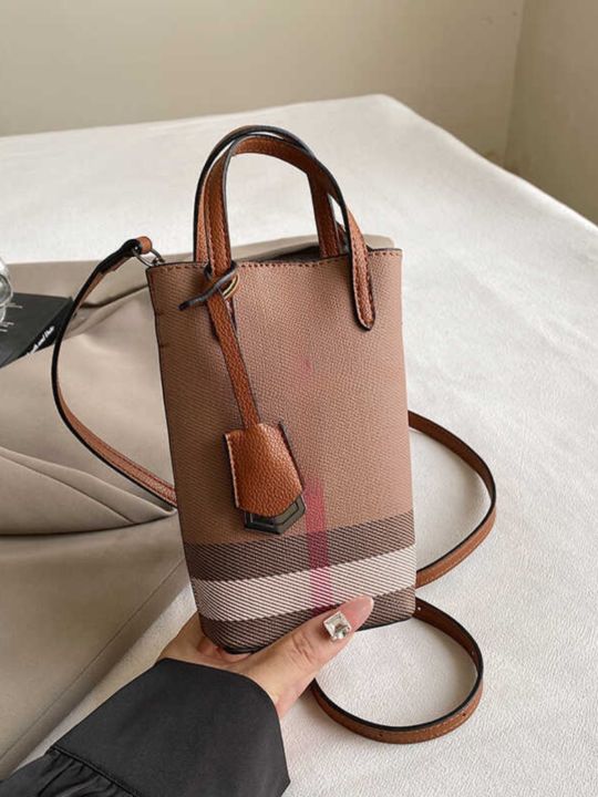 Mini Crossbody Phone Bag Women's Summer Lightweight Leather Canvas Bag ...