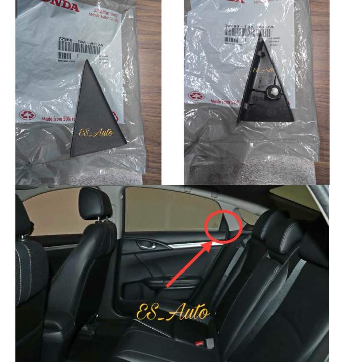*Honda Tea Civic Fc 2016-2020 Rear/ Belakang Door Quater Inner Garnish ...