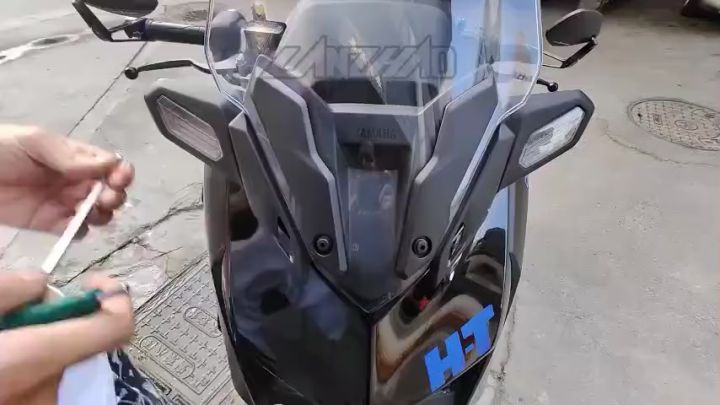 YAMAHA Xmax 300 V2 NAMAX v2 CNC Windshield Bracket Visor Windscreen ...