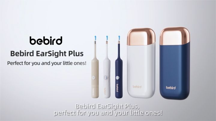 Bebird EarSight Plus R37R ไม้แคะหูอัจฉริยะ（มีอุปกรณ์ตรวจให้ 3 ชิ้น）สำหรับตรวจ หู จมูก ฟัน และคอ ...