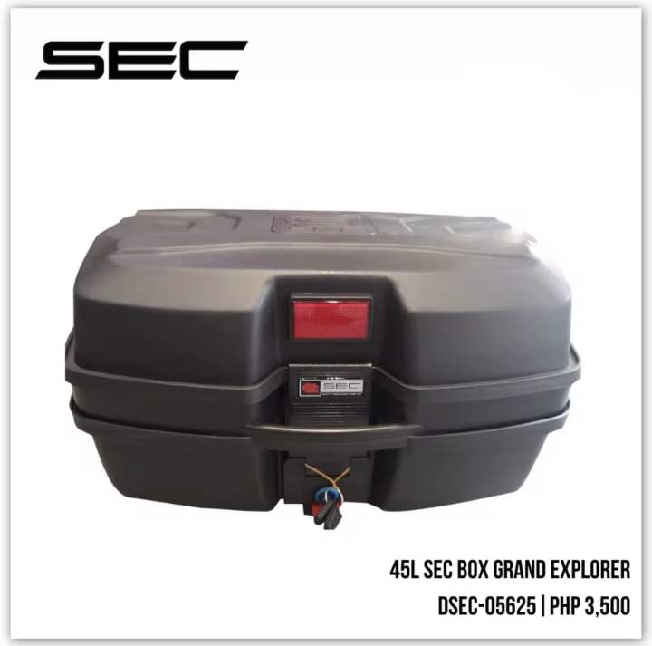 TOP BOX 32 & 45 liters SEC & 45L sec explorer with backrest | Lazada PH TOP BOX 32 & 45 liters SEC & 45L sec explorer with backrest | Lazada PH