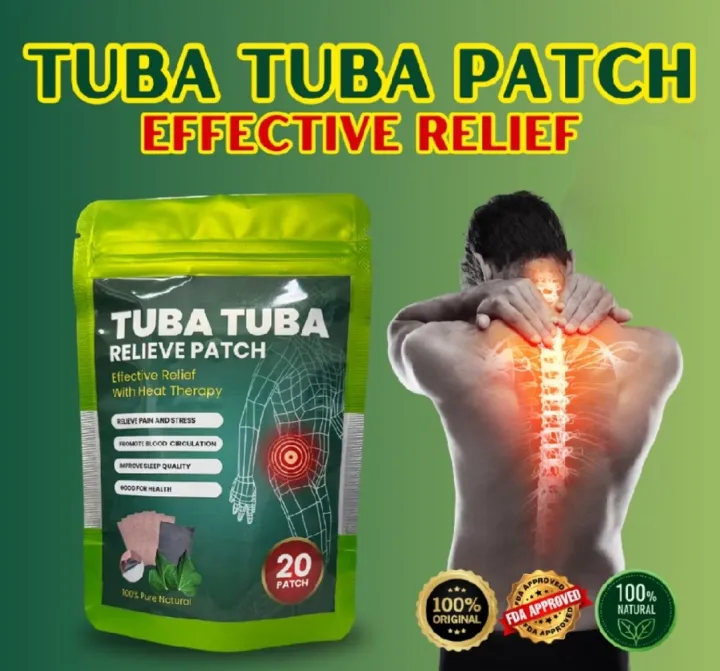 Tuba Tuba Relieve Patch GOUT Organic Natural Rayuma Herbal Pain ...
