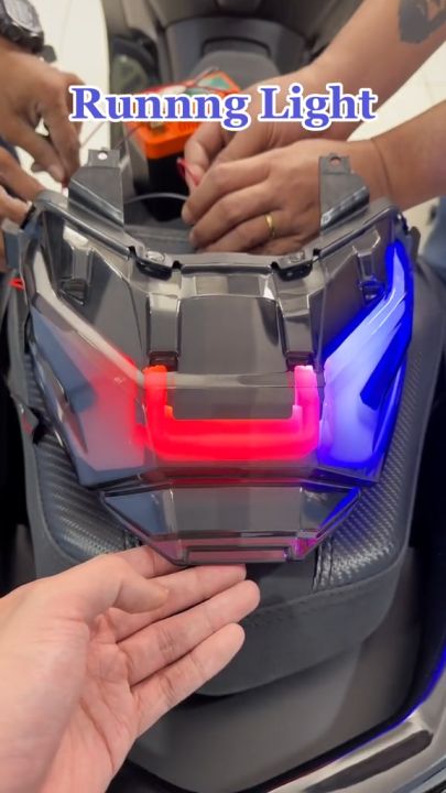 Honda Click160 Tail Light LED Vivid Color Smoke Lens Plug And Play ...