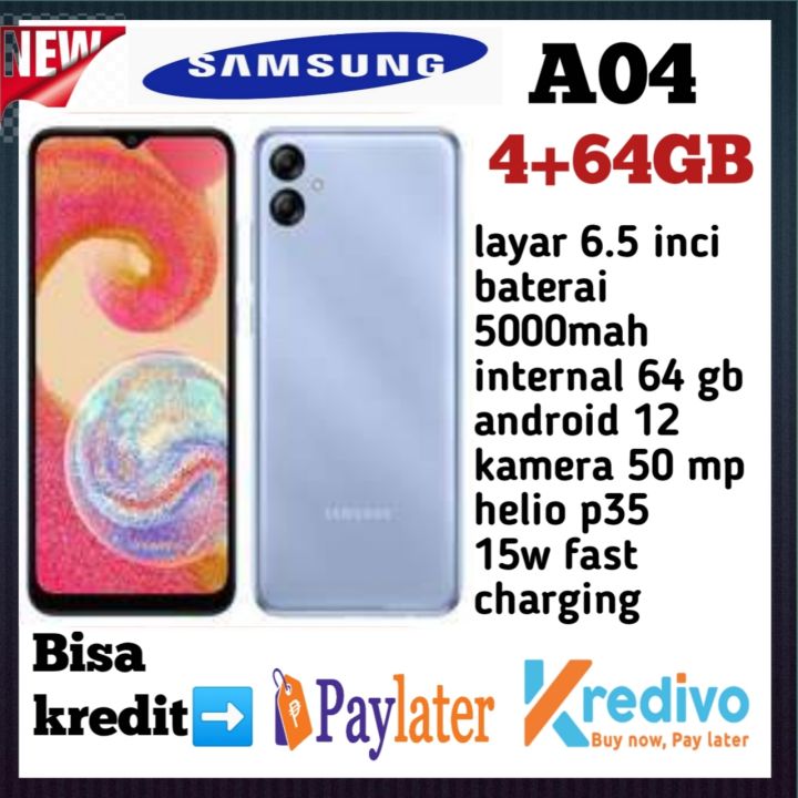 samsung A04 Ram ( 4/64 GB ) garansi resmi 1 tahun | Lazada Indonesia