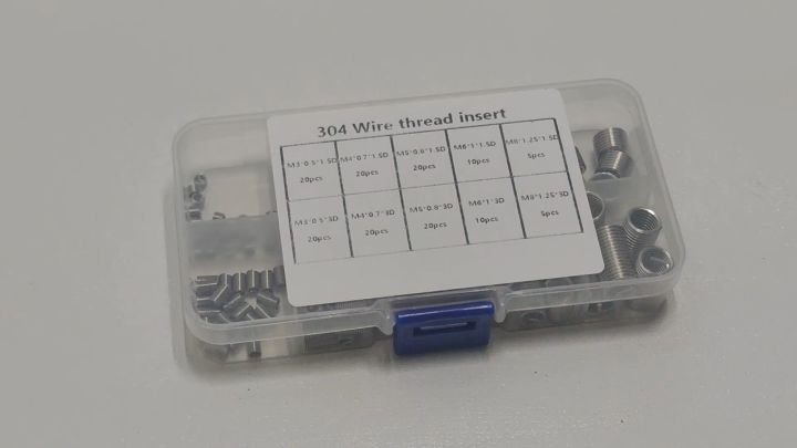 150Pcs Set M3 M4 M5 M6 M8 Recoil Helicoil BAUT KUNCI Thread Insert ...