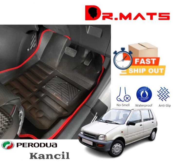 (INSTALLATION) DR.MATS 5D PERODUA KANCIL 1 Layer / 2 Layer 5D PU ...