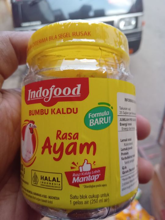 kemasan baru Indofood Kaldu Blok Penyedap Rasa Ayam 1Tube Isi 25 pcs ...
