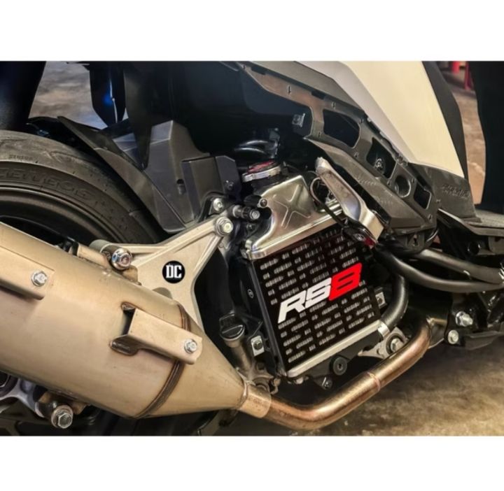 RADIATOR COVER RS8 NMAX AEROX V1 V2 CLICK 125 150 VARIO ADV PCX SAMURAI ...