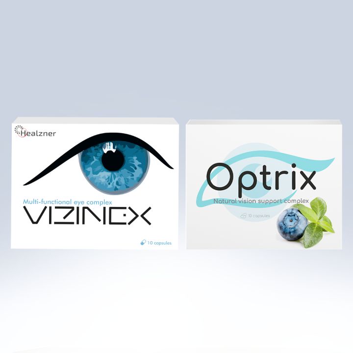 2x Vizinex+ 2x Optrix เพื่อการมองเห็นที่ดี เซ็ต 3 กล่อง แถมฟรี 1 กล่อง ...