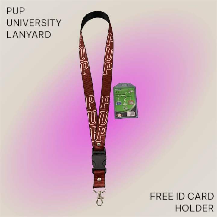 PUP LANYARD ID LACE FREE ID CARD HOLDER - POLYTECHNIC UNIVERSITY OF THE ...