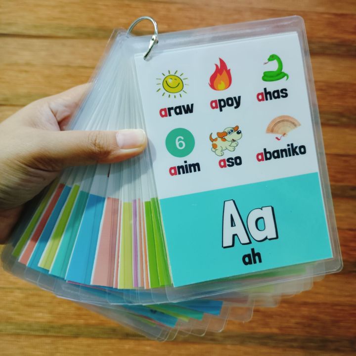 Filipino alphabet phonics Abakada tagalog educational laminated ...