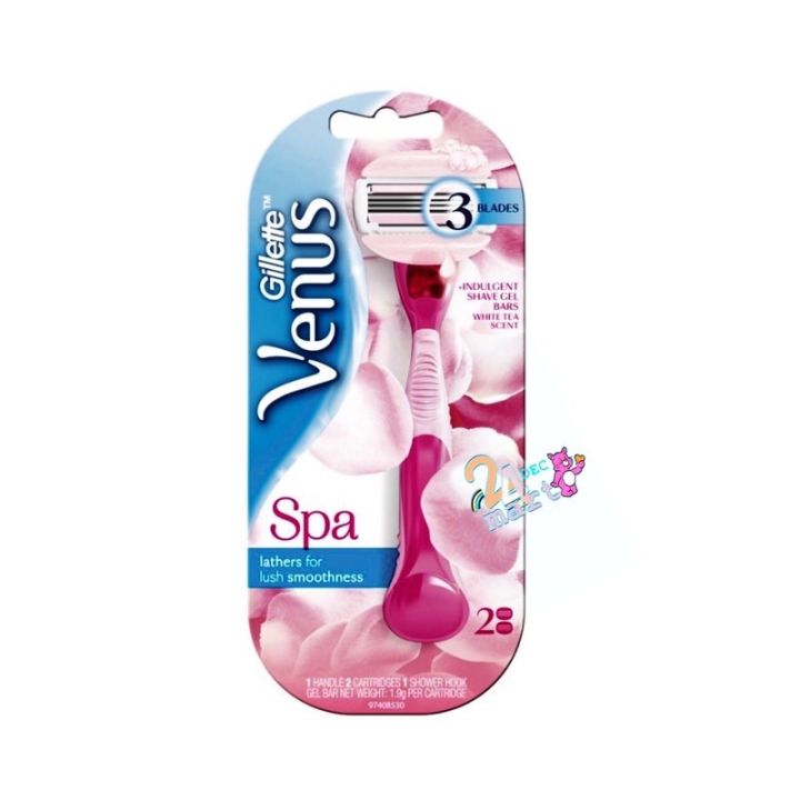 Gillette Venus Spa Comfort Glide ยิลเลตต์ วีนัส สปา คอมฟอร์ด ไกล์ด ด้าม ...