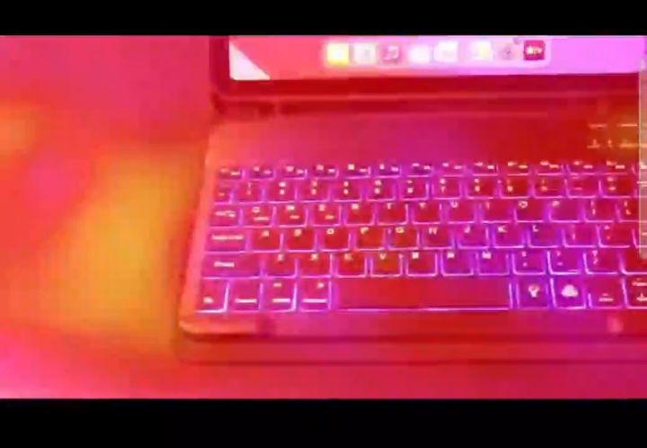RGB Backlit Wireless Bluetooth Keyboard and Mouse with light LED for ...