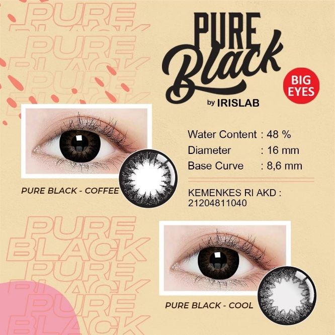 SOFTLENS LC PURE BLACK BIG 16MM | Lazada Indonesia