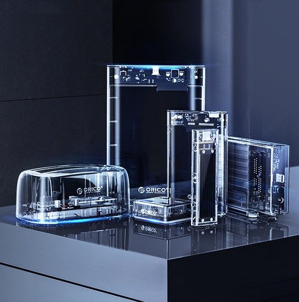 ORICO Transparent Series Cooling Heat USB HUB Multi 4 7 Port High Speed ...