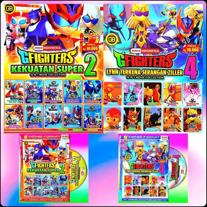 KASET DVD FILM G FIGHTER-KASET DVD FILM KARTUN GFIGHTER TERBARU-KASET ...