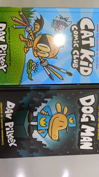 (18books) Dog Man Cat Kid Series Books Set dogman Children's Collection ...