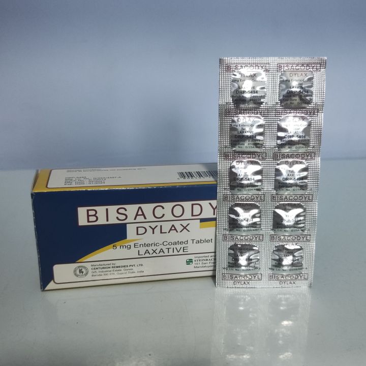 Bisacodyl Dylax 5mg Laxative | Lazada PH