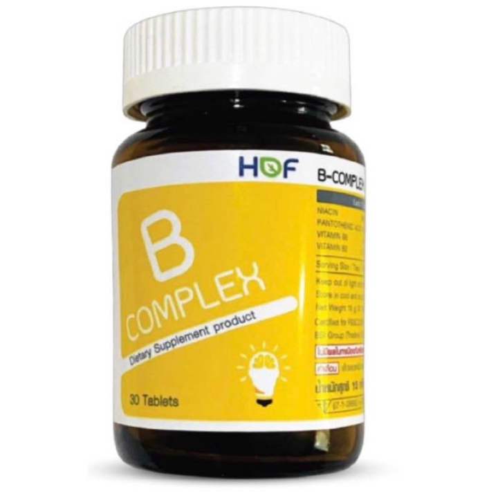 วิตมินบีรวม Hof B Complex 30 เม็ด | Lazada.co.th