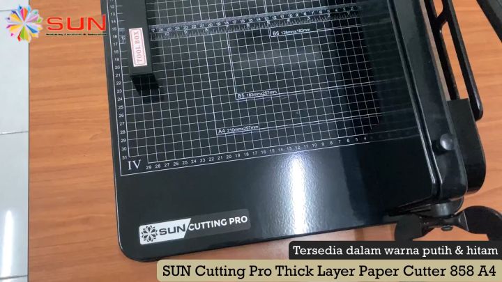 Alat Pemotong Kertas 1 rim A4 - Mesin Thick Layer Paper Cutter A4 858 ...