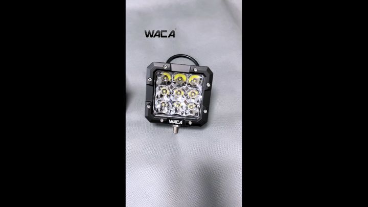 WACA E03 ไฟสปอตไลท์+ไฟกว้าง (สีขาว) DC 10-50V ว่างถึง 400เมตร ไฟตัดหมอก ไฟส่องทาง ไฟหน้ารถ ไฟ ...