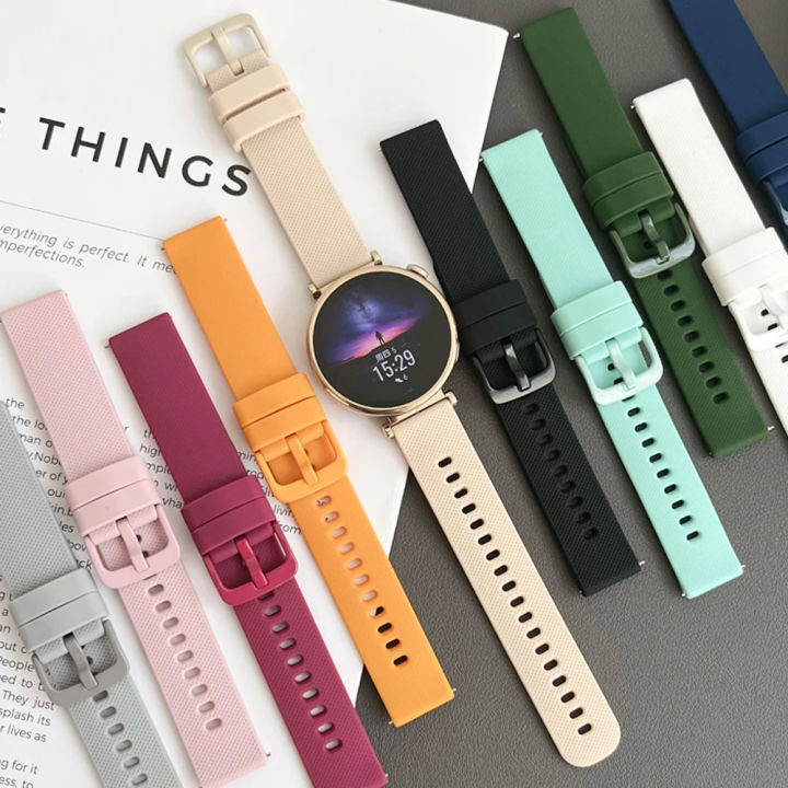 พร้อมส่ง สาย huawei Watch GT 4 41mm สำหรับ smart watch 18mm สายซิลิโคน ...
