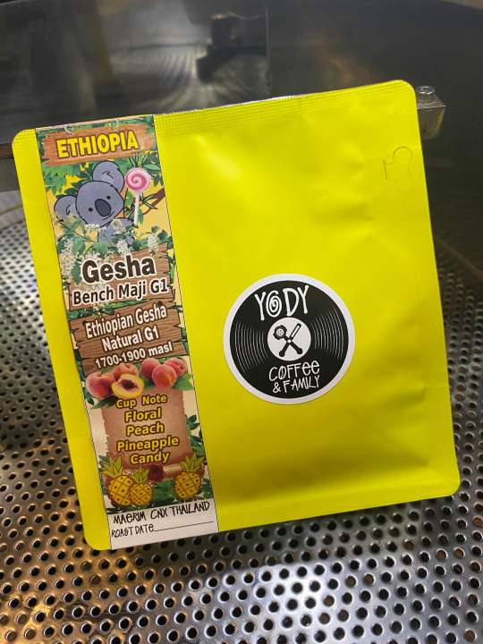 Ethiopia🇪🇹 Gesha Bench Maji G1 Natural Yody Coffee เมล็ดกาแฟคั่ว ...