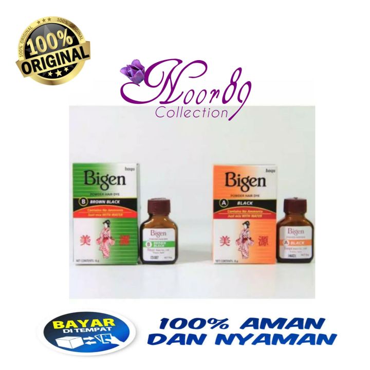 pewarna rambut BIGEN powder hair dye 6 GR ORIGINAL | Lazada Indonesia