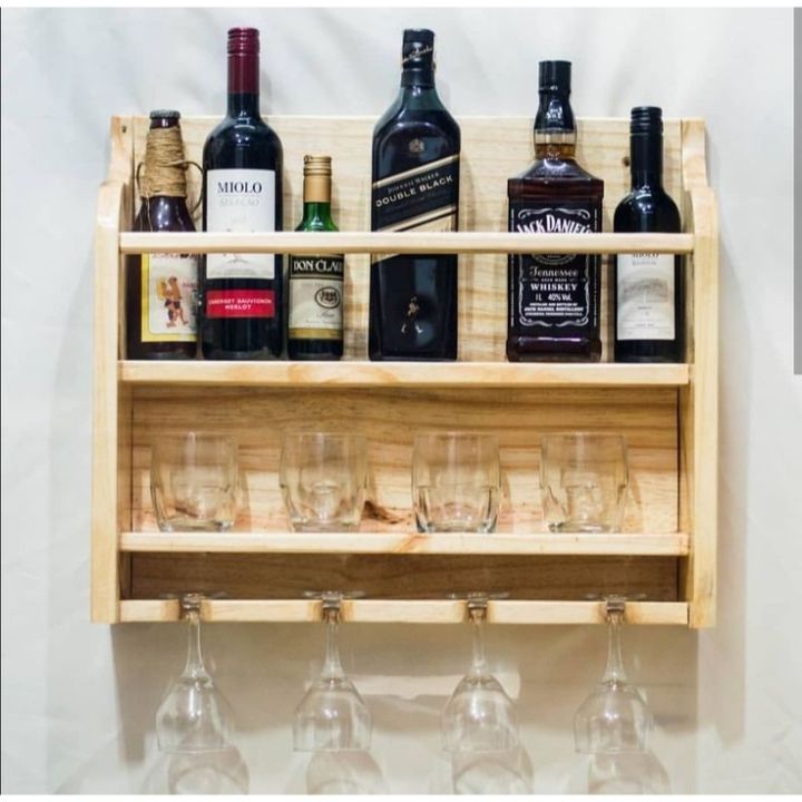 RAK BOTOL MINUM KAYU JATI BELANDA RAK WINE MINUMAN RAK GELAS DEKORASI ...