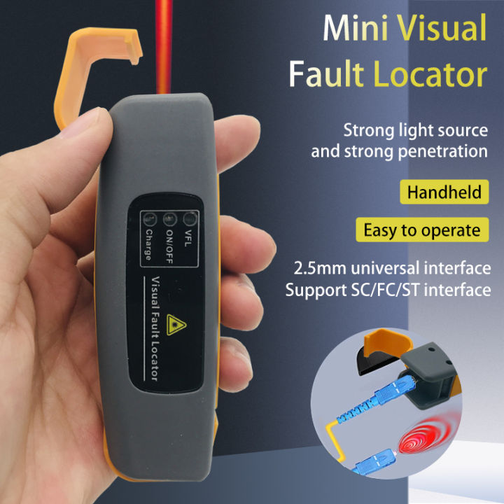 FTTH VFL 50/30/20/10/5/2MW Visual Fault Locator Fiber Optic Cable ...