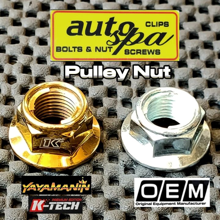original DK racing yayamanin Nmax Aerox M3 pulley and magneto nut ...