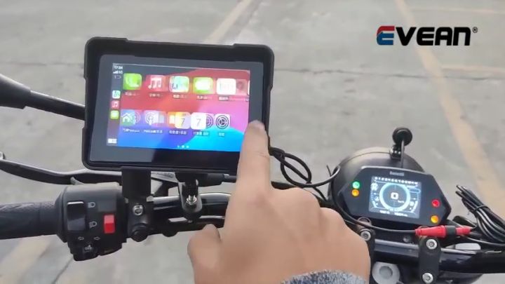 Evean Portable 5 Inch 6 Inch Waterproof Motorcycle GPS Navigation With ...