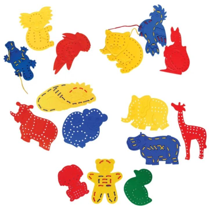 LACING ANIMAL THREADING GAME KIDS TOY EDUCATION FINE MOTOR SKILLS | Lazada