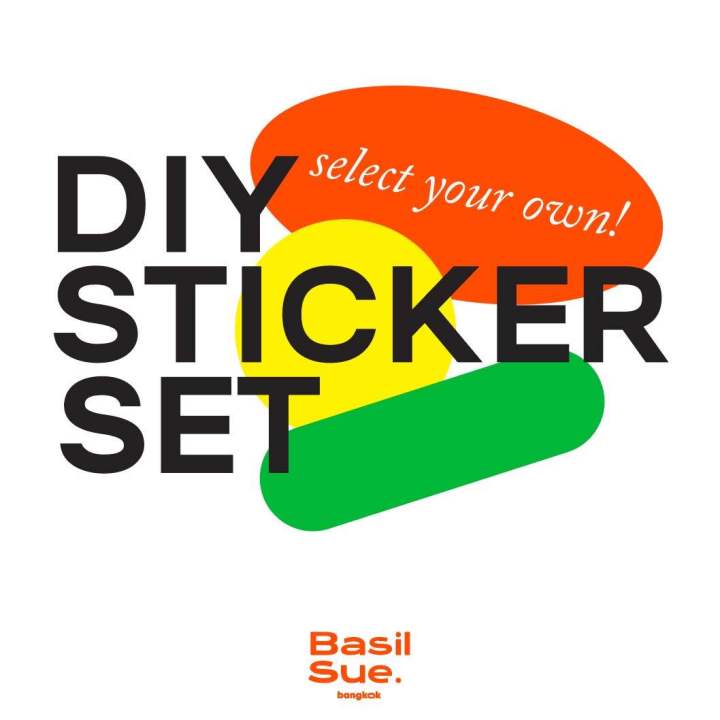 DIY Sticker Set 🔖สติ๊กเกอร์แบบเลือกเองได้🫶🏻 | Lazada.co.th