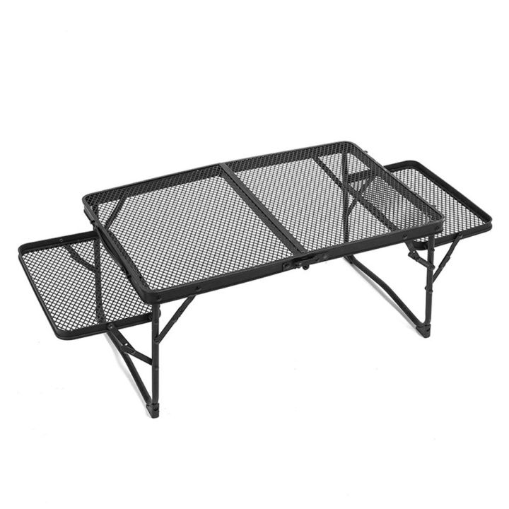 Outdoor Folding Table Camping Lifting Rack Camping Portable Picnic ...