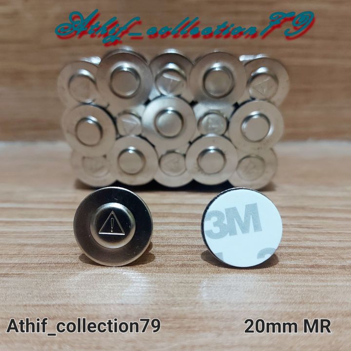 Magnet Bulat Magnet Name Tag Magnetic Coution Magnet Bulat 20mm Murah ...
